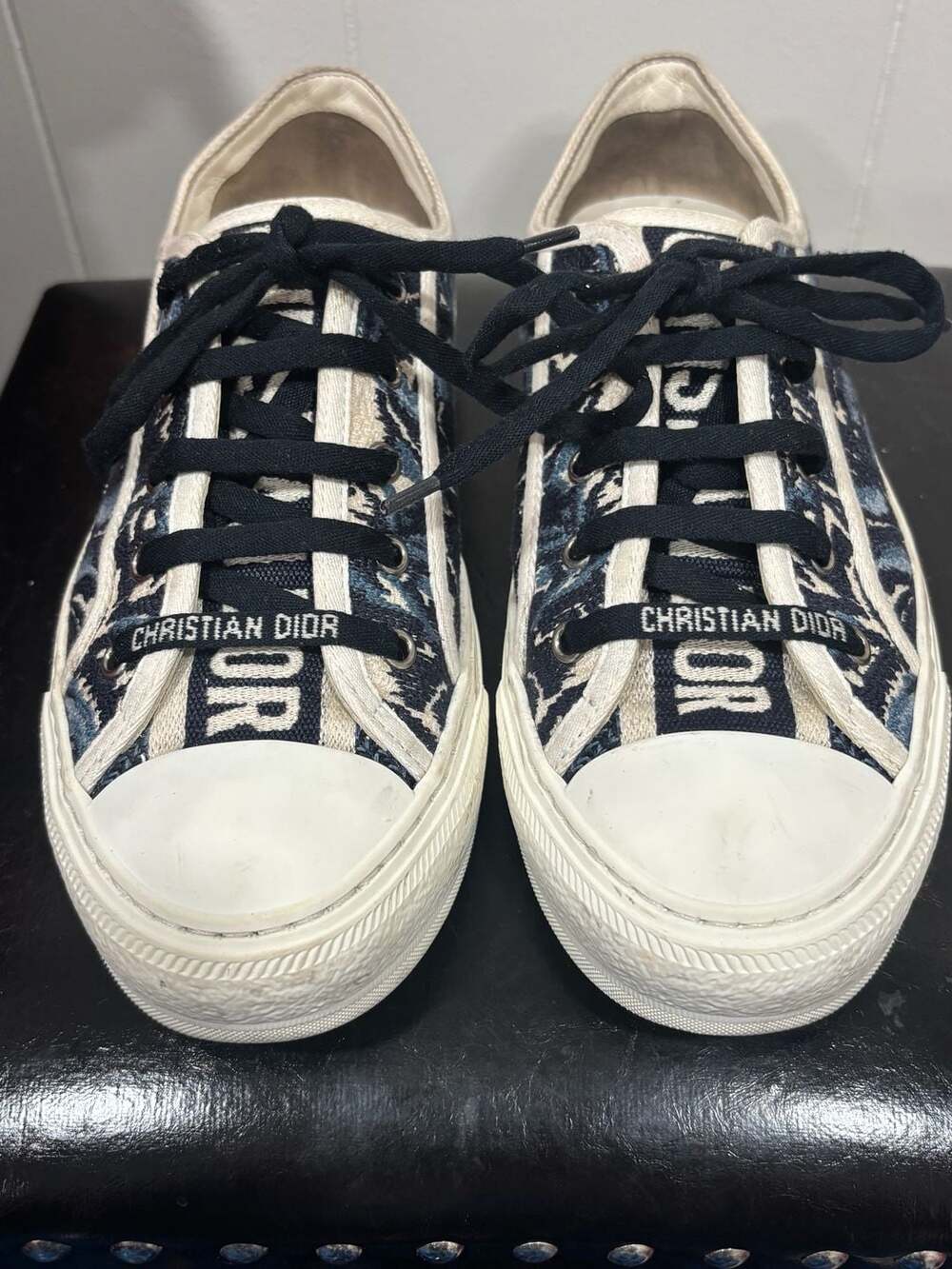 Dior | Shoes | Authentic Christian Dior Walkndior Low Top Sneakers In ...